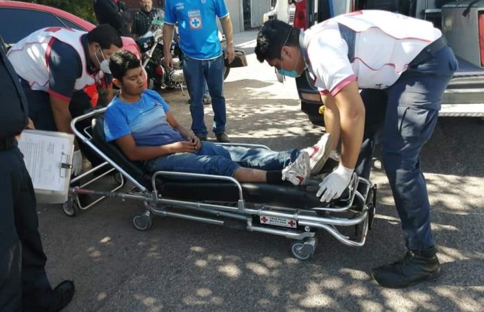 Choque Entre Auto Y Moto Deja Un Lesionado La Opción De Chihuahua