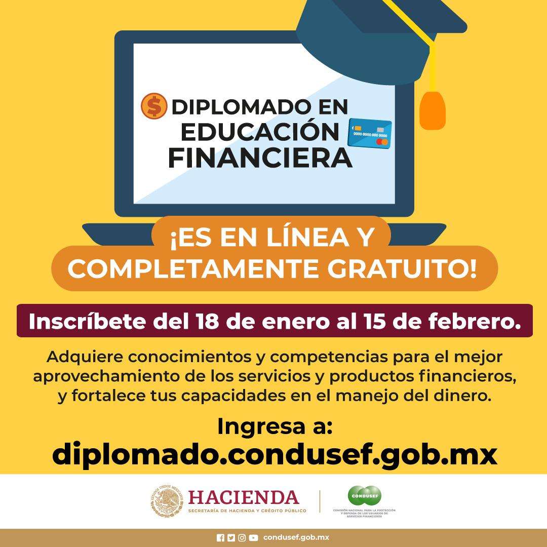 Invita condusef a diplomado gratuito en educación financiera | La ...