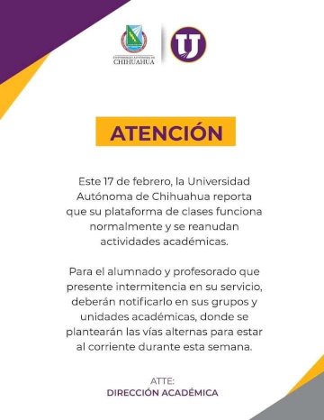 Reanudan clases en la uach parral tras apagones | La Opción de Chihuahua