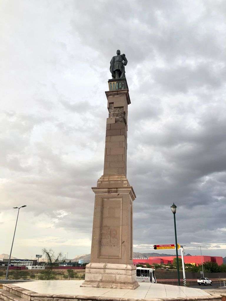 En deplorable estado monumento del general pacheco | La Opción de Chihuahua