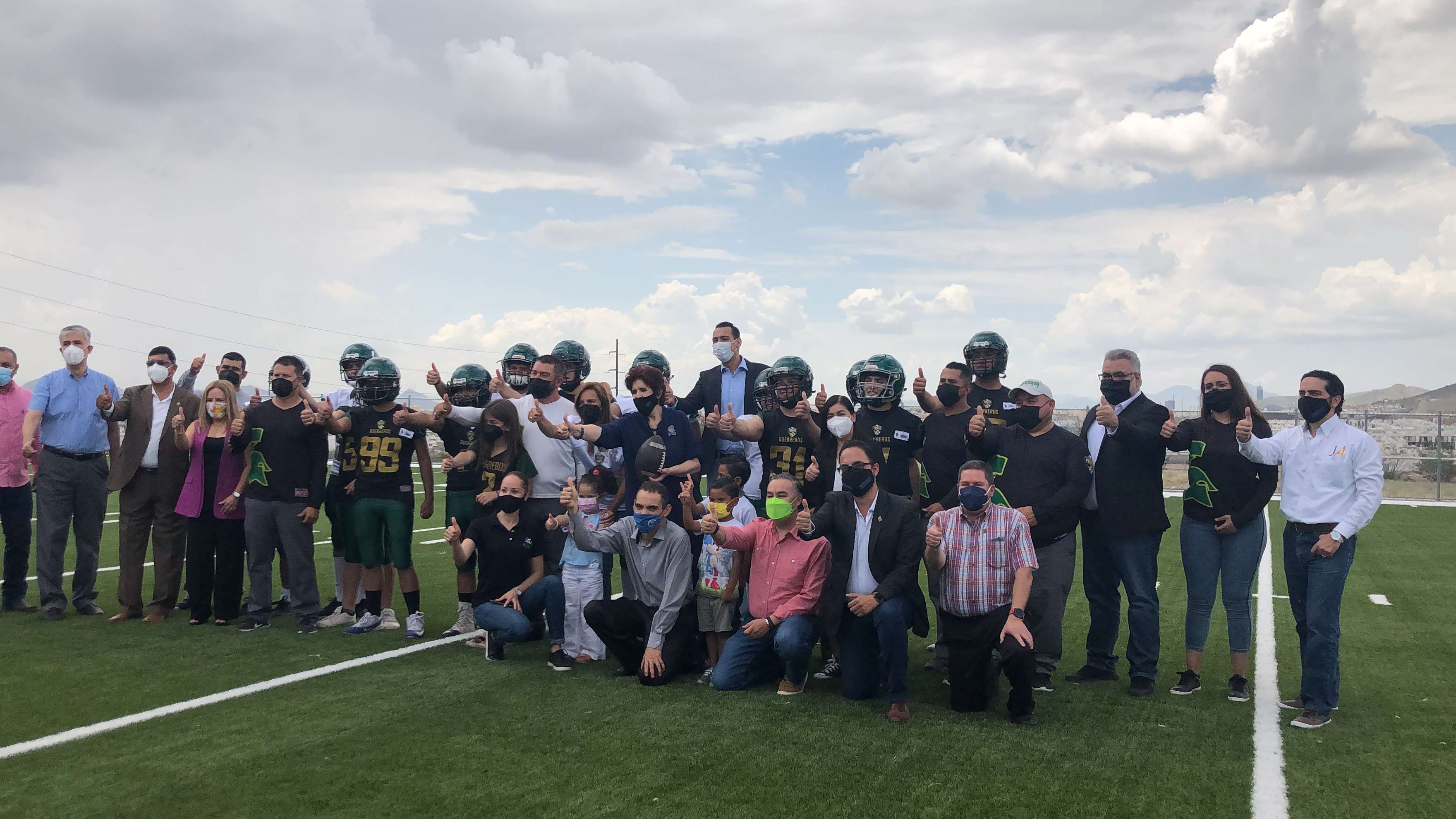 Inaugura municipio cancha en cobach con inversión de 5 mdp | La Opción ...