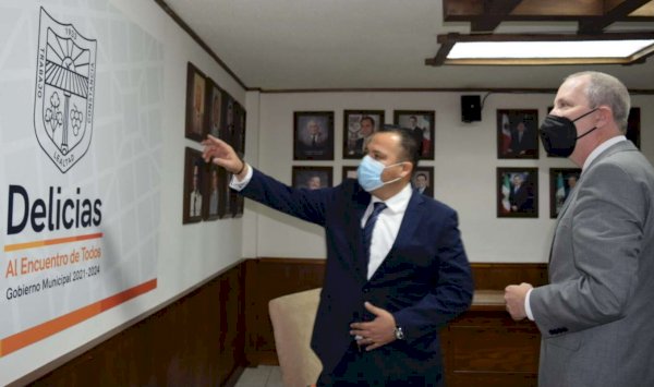 Visita delicias el cónsul general eric s. cohan | La Opción de Chihuahua