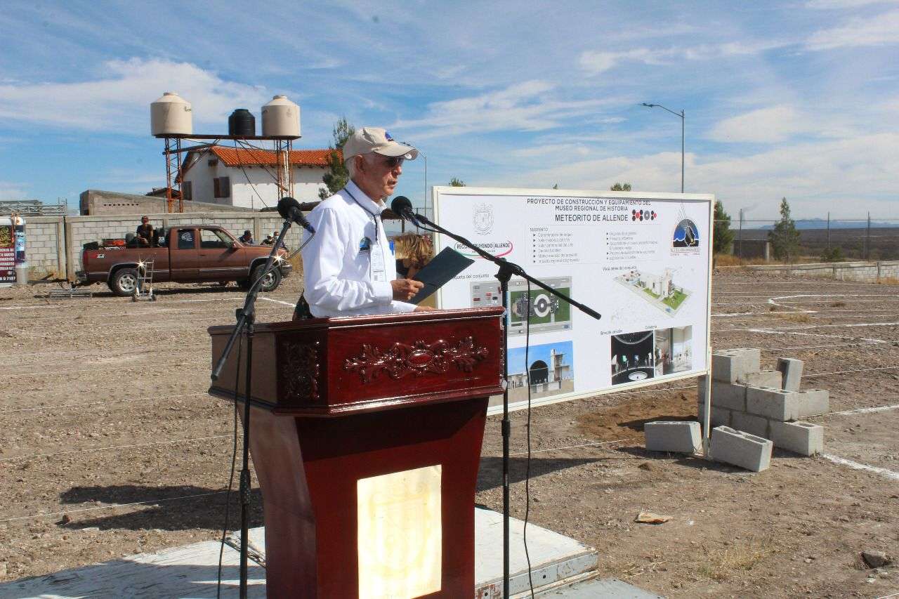 Colocan la primera piedra del museo meteorito de allende | La Opción de ...