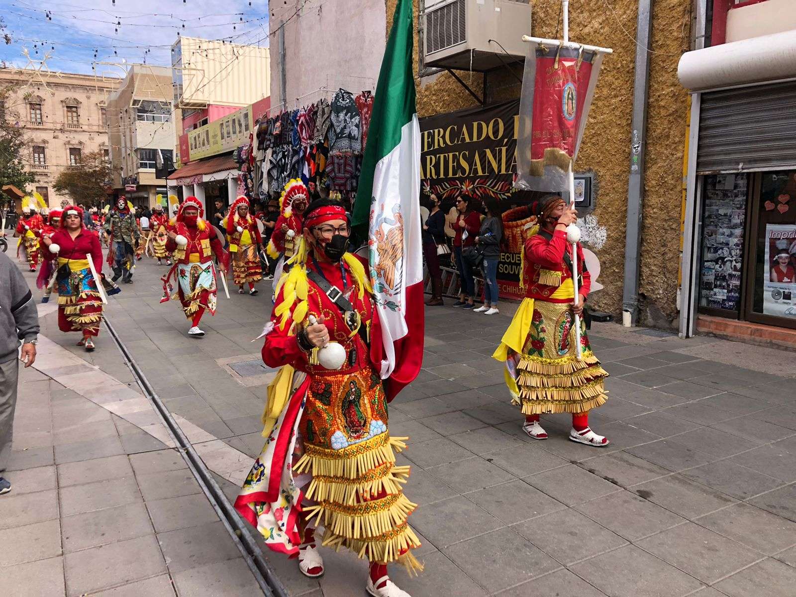 Llegan matachines al centro histórico | La Opción de Chihuahua