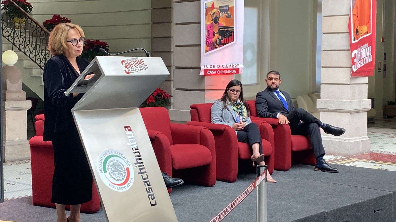 Presenta la senadora bertha caraveo su tercer informe legislativo | La ...