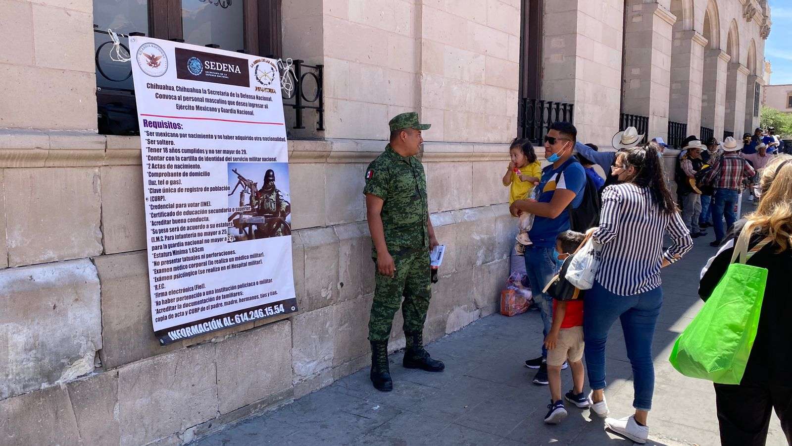 Reclutan sedena y guardia nacional en el centro | La Opción de Chihuahua