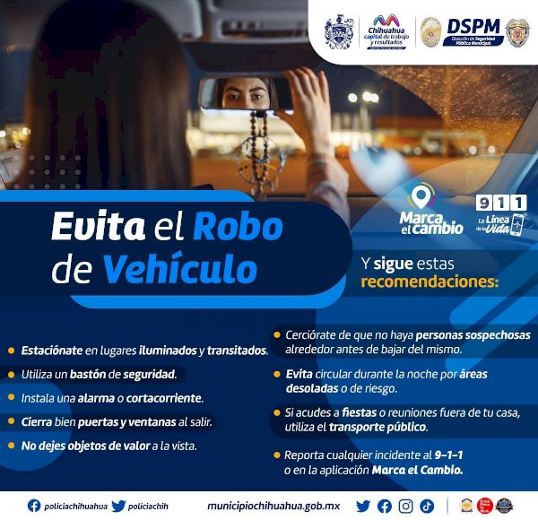Emiten Recomendaciones Para Prevenir El Robo De Vehículos La Opción