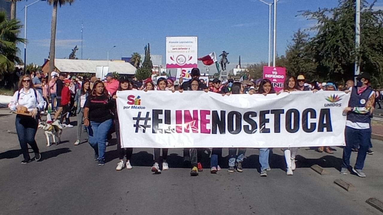 Inicia Marcha Bajo Consigna El Ine No Se Toca La Opción De Chihuahua