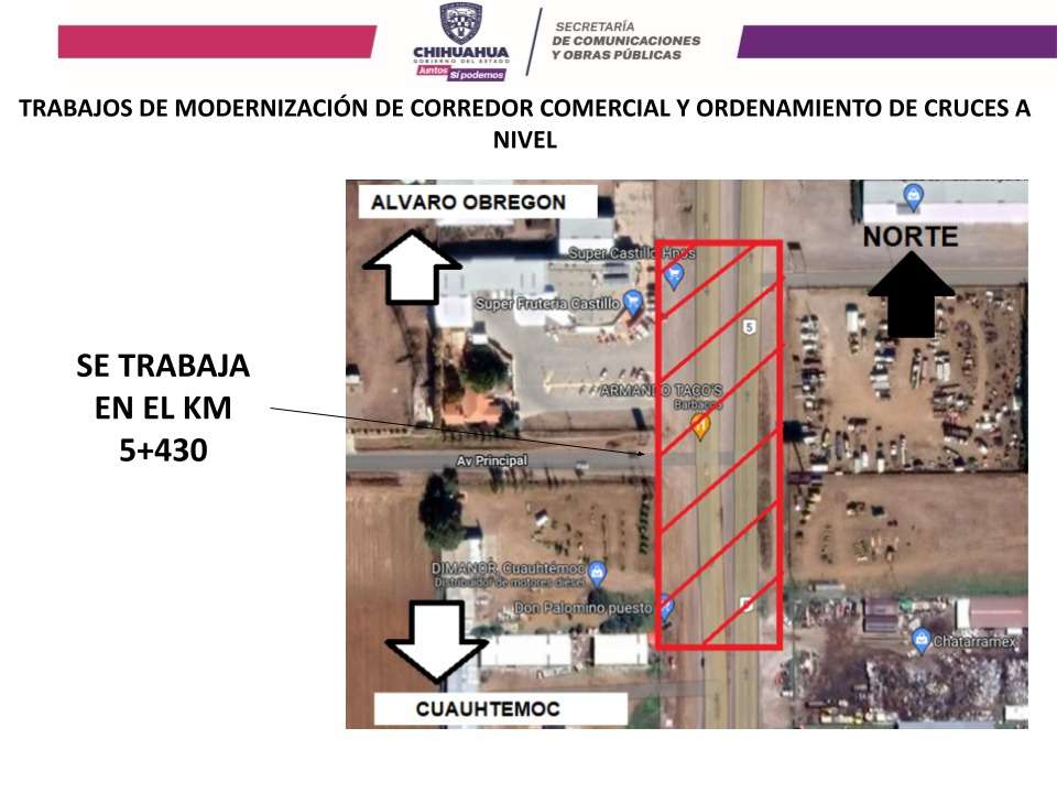 Inicia construcción de Corredor Comercial Cuauhtémoc | La Opción de Chihuahua