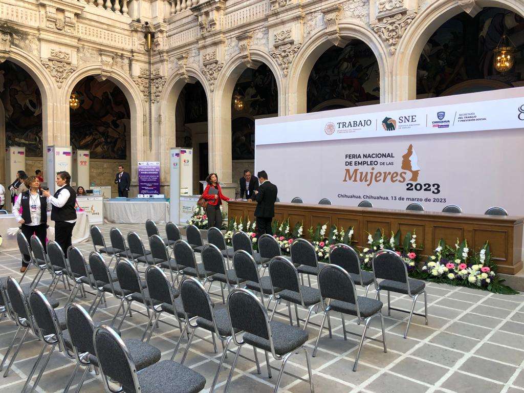 Inicia Feria Nacional de Empleo de las Mujeres 2023 en el palacio de ...