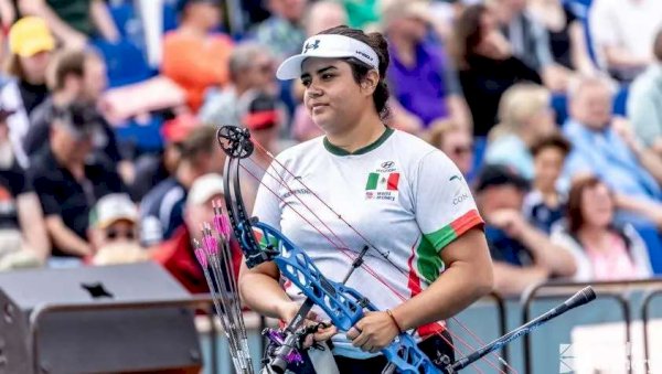 Gana Andrea Becerra medalla de plata en Mundial de Tiro con Arco | La Opción de Chihuahua