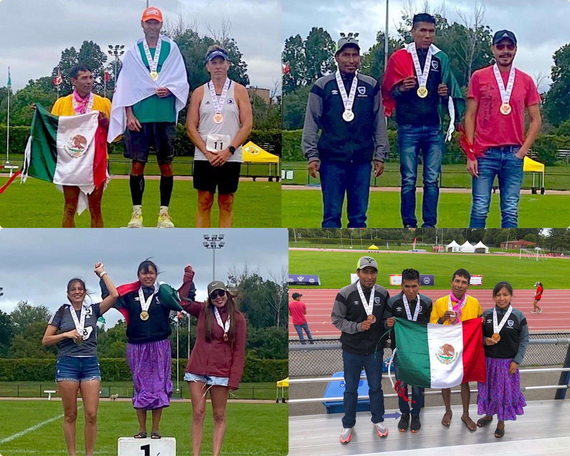 Siguen triunfos de atletas rarámuri en Juegos Mundiales Máster de ...