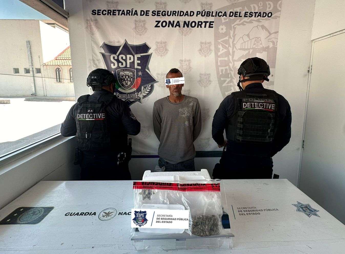 Aseguran a hombre con droga en la colonia Hacienda | La Opción de Chihuahua
