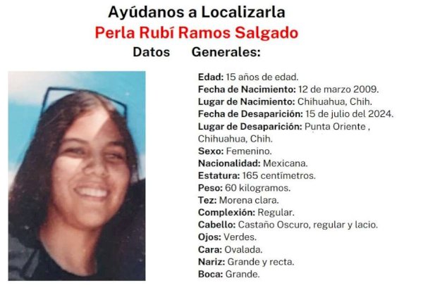 Desaparece la quinceañera Perla Rubí; activan Protocolo Alba | La ...