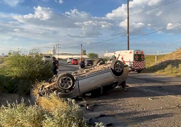 Choque con volcadura en la rúa Delicias deja 1 muerto y 2 lesionados ...
