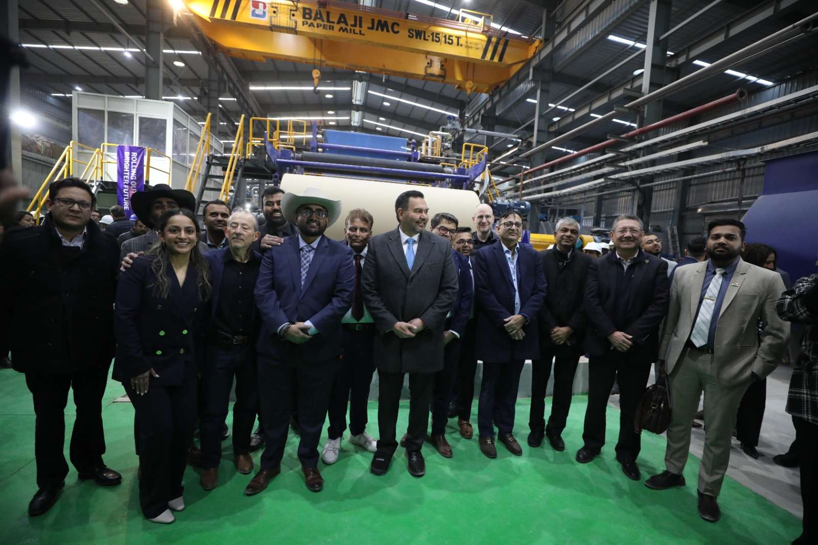 Inaugura Cruz maquila de la India Balagi JMC Paper Mill | La Opción de ...
