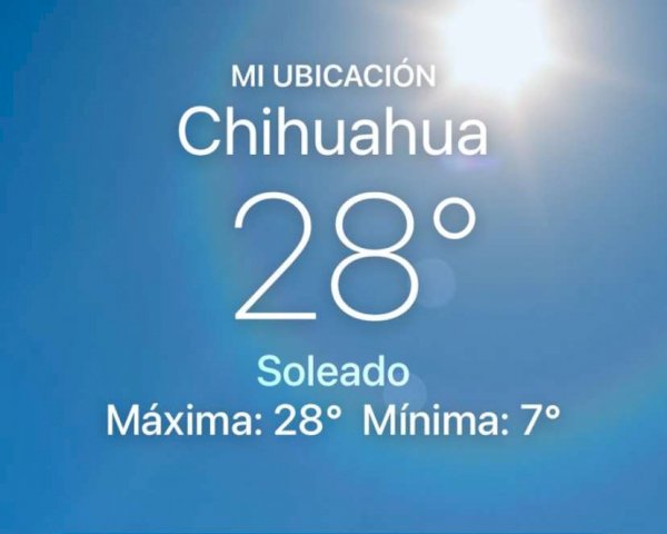 Se suelta calorón a más de 28 grados en la ciudad | La Opción de Chihuahua