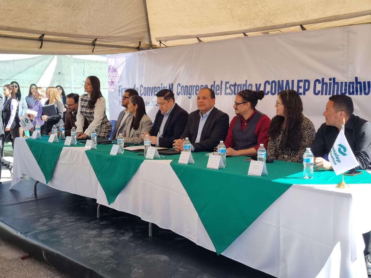 Firman convenio de colaboración el Congreso del Estado y Conalep | La Opción de Chihuahua