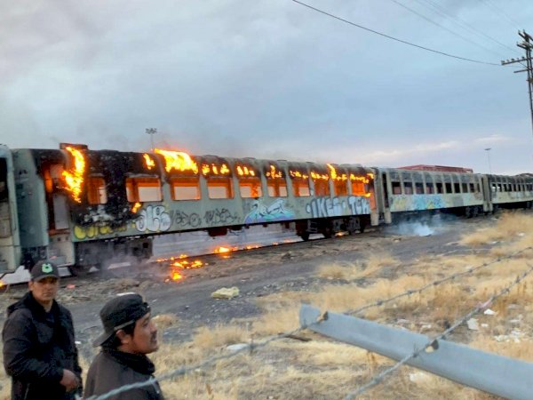 Prenden fuego a un vagón de Ferromex | La Opción de Chihuahua