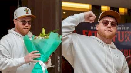 Reciben a Canelo Álvarez en Arabia rumbo a su combate | La Opción de ...