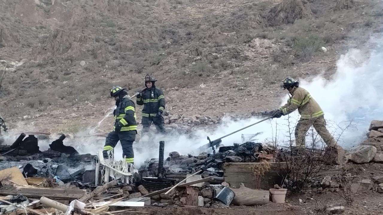 Arde un jacal en Vista Cerro Grande | La Opción de Chihuahua