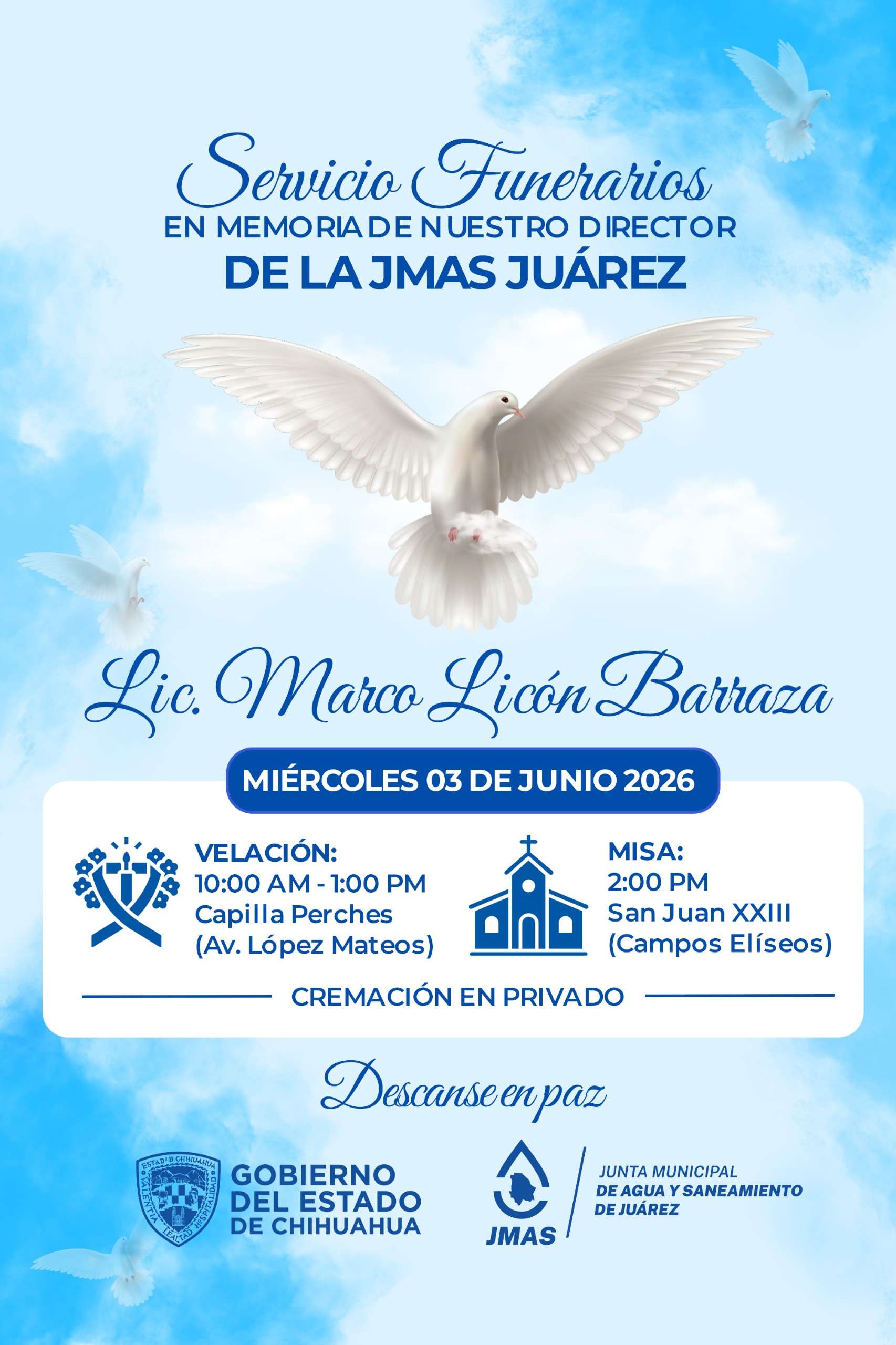 Informan detalles de los servicios funerarios de Marco Licón | La ...