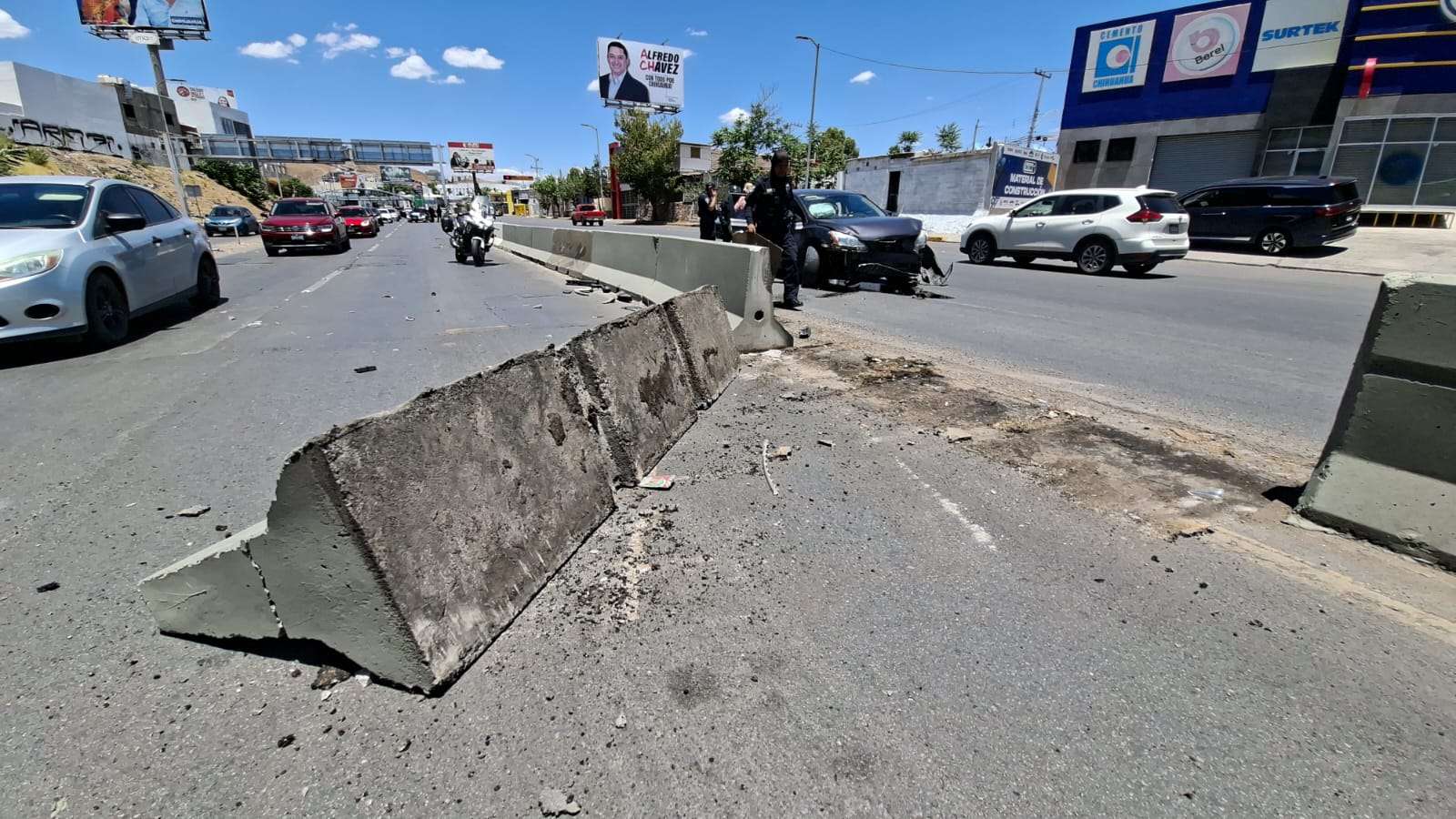 Choca adulta mayor contra muro de La Cantera | La Opción de Chihuahua