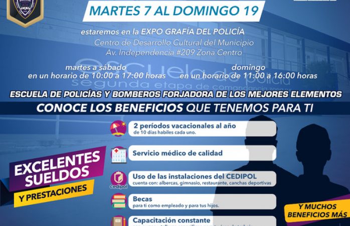 Continúa Abierta Convocatoria Para Policía Municipal Abren Módulo