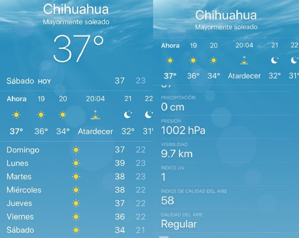 Registra termómetro 37 grados en la ciudad | La Opción de Chihuahua